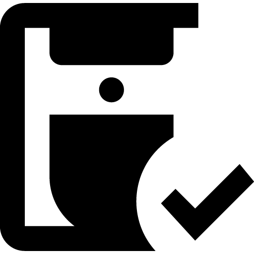 Coffee maker check icon svg png free download