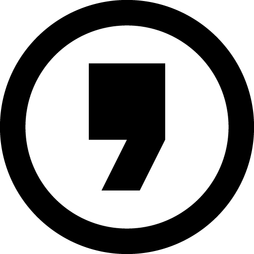 Comma circle outline icon svg png free download