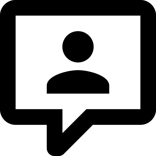 Comment account outline icon svg png free download