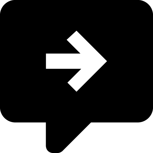 Comment arrow right icon svg png free download - 2