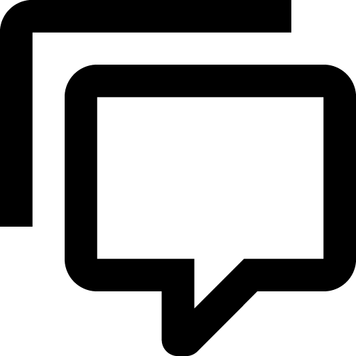 Comment multiple outline icon svg png free download