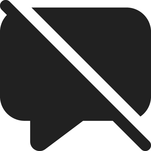 Comment off icon svg png free download