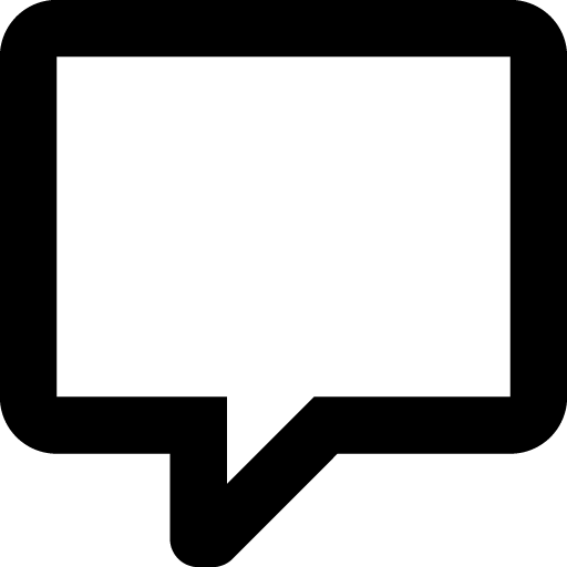 Comment outline icon svg png free download