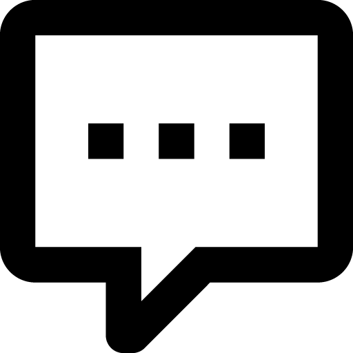 Comment processing outline icon svg png free download