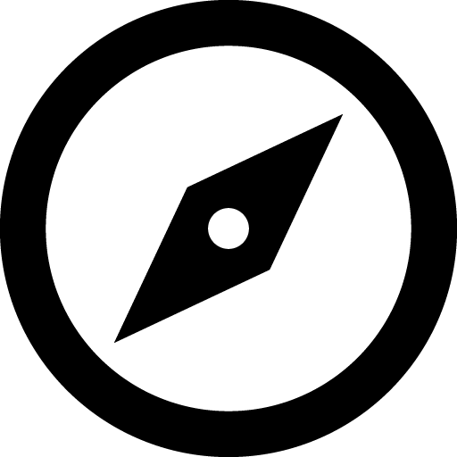 Compass outline icon - Download free 3