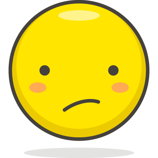 Confused face icon svg png free download