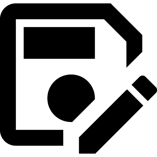 Content save edit outline icon svg png free download