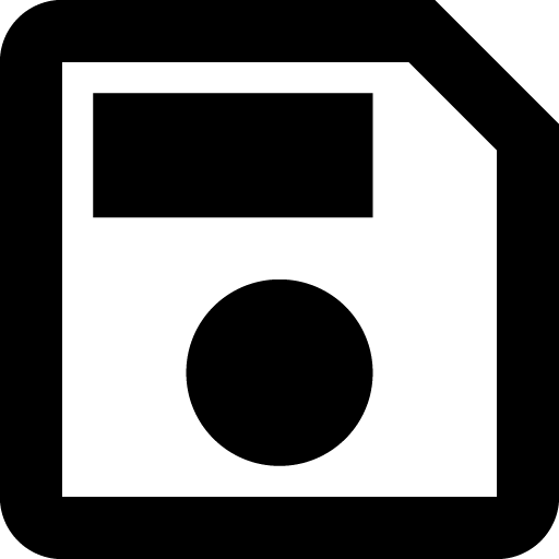 Content save outline icon svg png free download