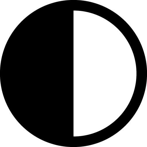 Contrast outline icon svg png free download