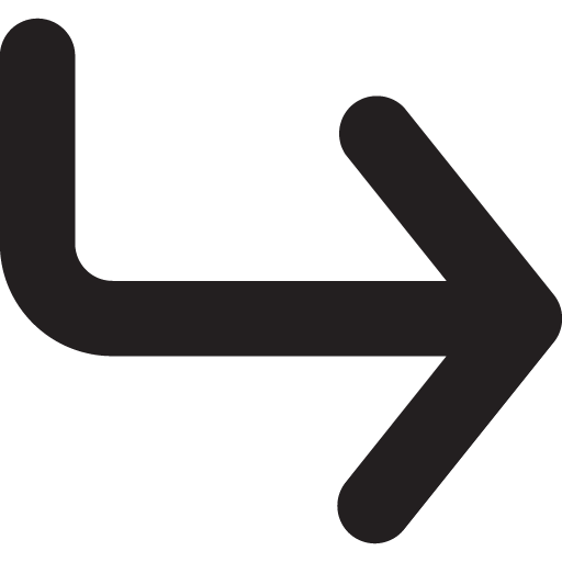 Corner down right icon svg png free download