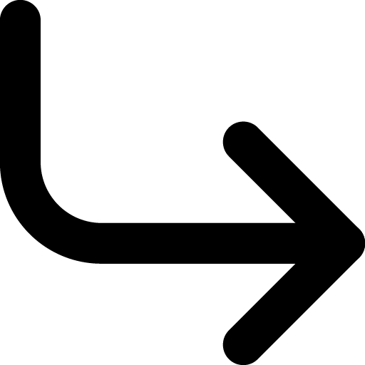 Corner down right icon svg png free download - 2
