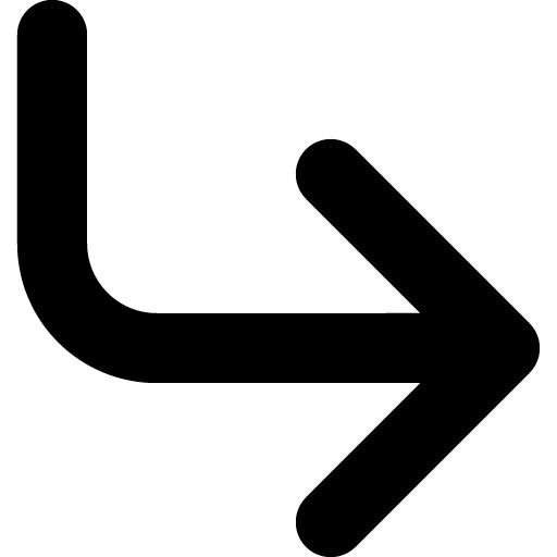 Corner down right icon svg png free download - 3