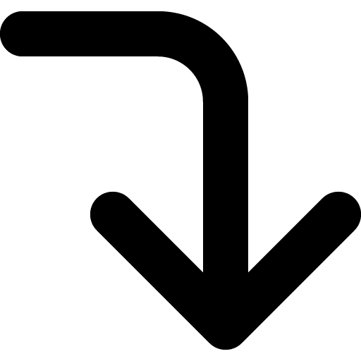 Corner right down icon svg png free download - 3