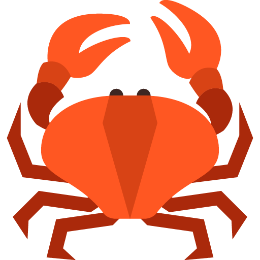 Crab icon svg png free download
