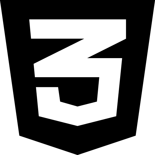 Css 3 icon svg png free download
