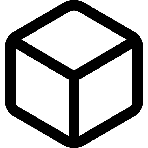 Cube outline icon svg png free download