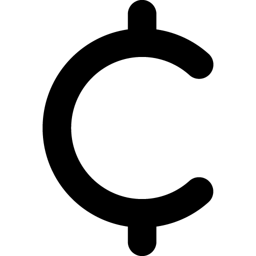 Currency cent icon svg png free download