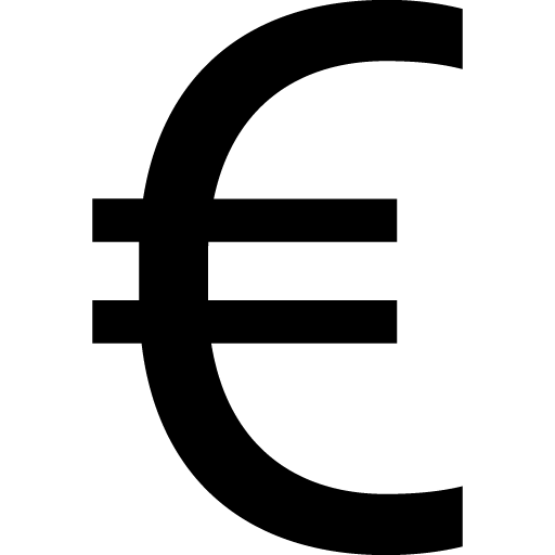 Currency euro icon svg png free download - 2