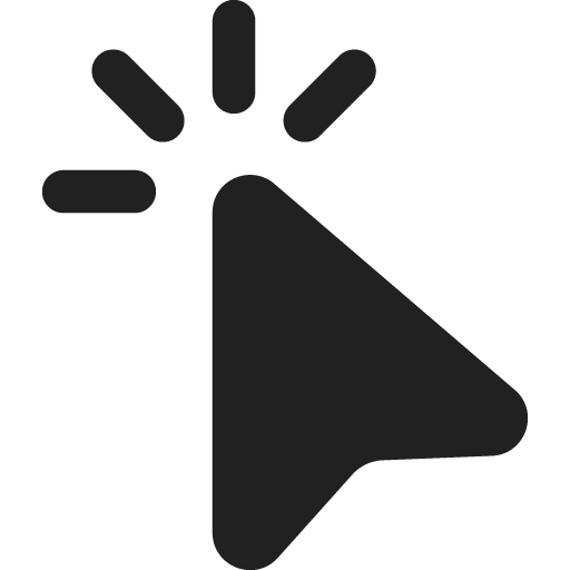 Cursor click icon svg png free download - 3