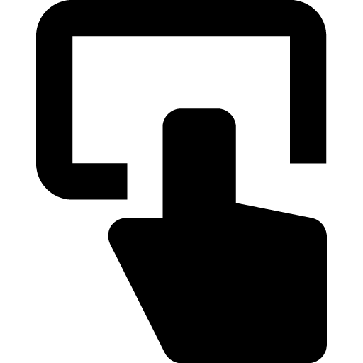 Cursor touch icon svg png free download