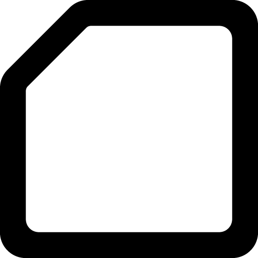 Cut corner icon svg png free download