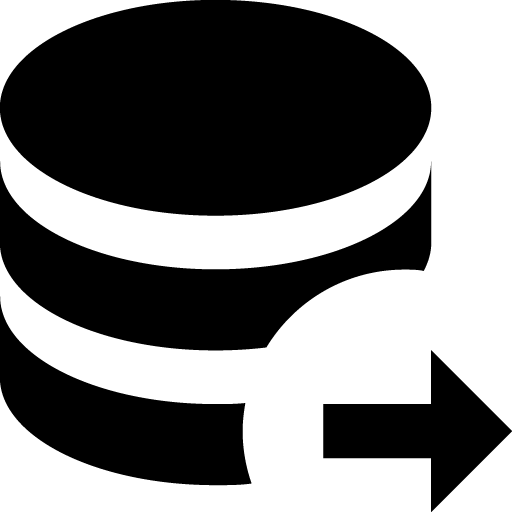 Database arrow right icon svg png free download - 2