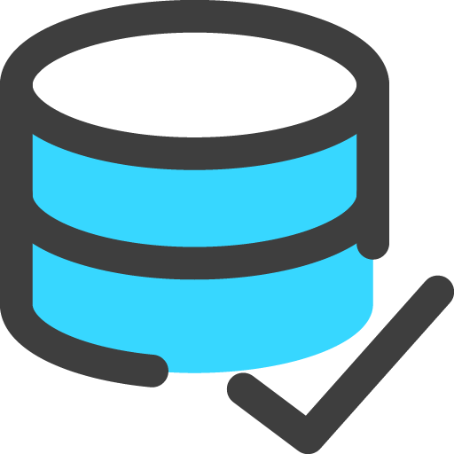 Database check icon svg png free download - 3