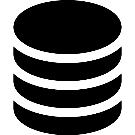 Database fill icon svg png free download