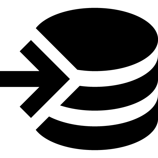 Database import icon svg png free download - 2