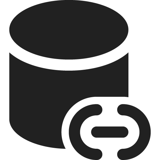Database link icon svg png free download