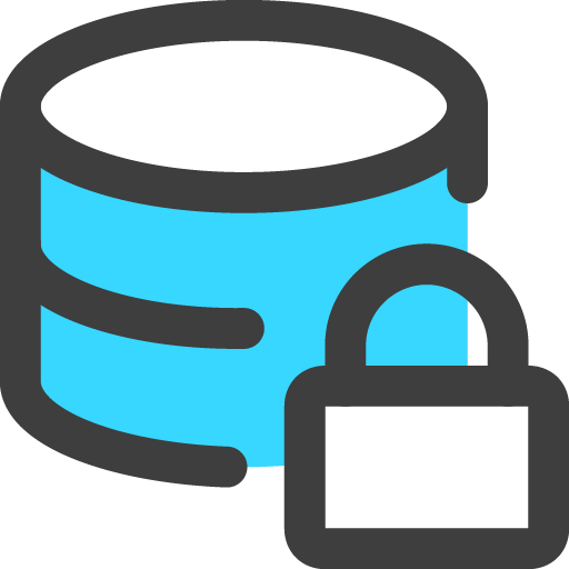 Database lock icon svg png free download - 3