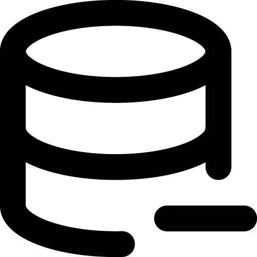 Database minus icon svg png free download