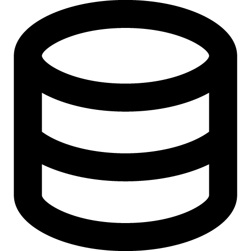 Database outline icon svg png free download
