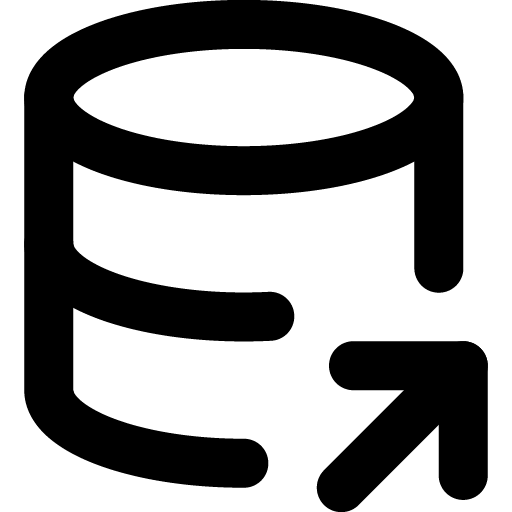 Database share icon svg png free download