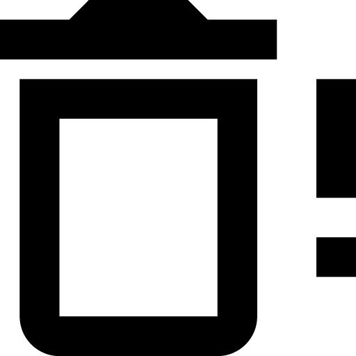 Delete alert outline icon svg png free download