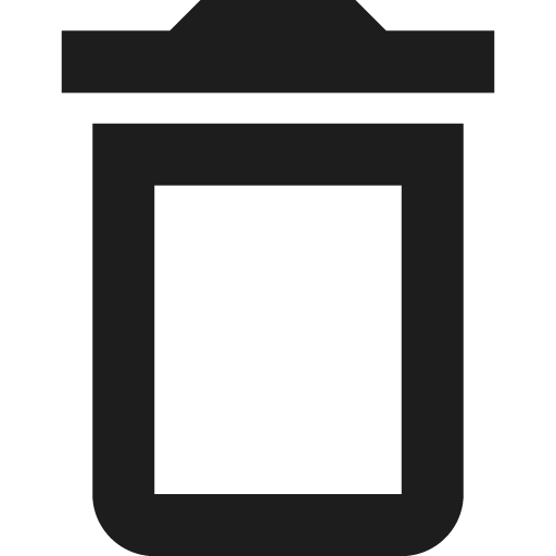 Delete outline icon svg png free download - 2