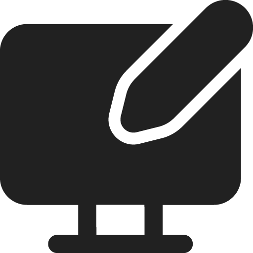 Desktop edit icon svg png free download