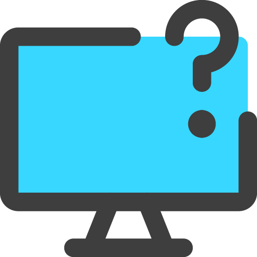 Desktop help icon svg png free download