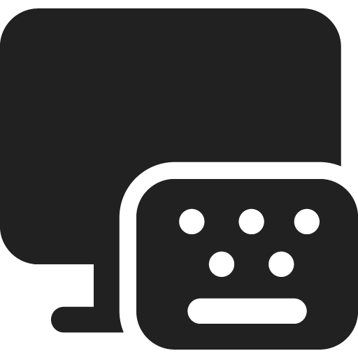 Desktop keyboard icon svg png free download