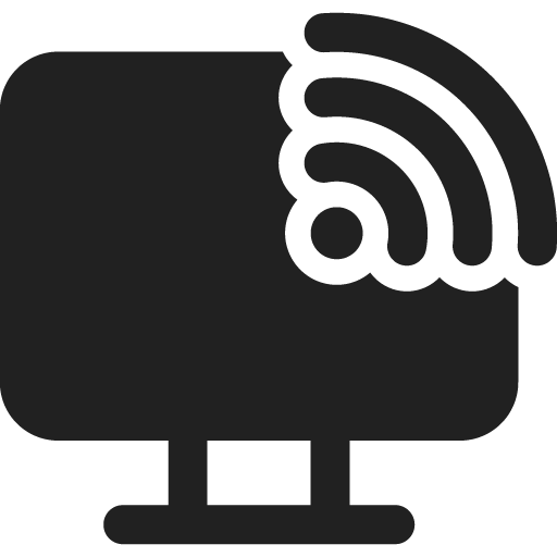 Desktop signal icon svg png free download