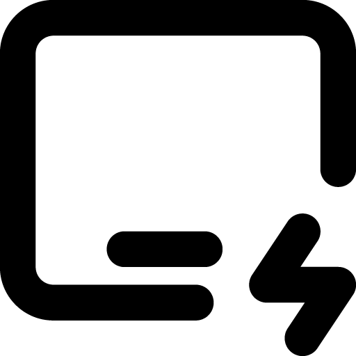 Device ipad horizontal bolt icon svg png free download