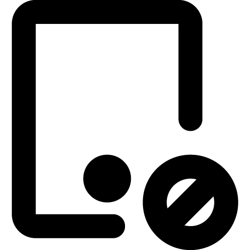 Device tablet cancel icon svg png free download