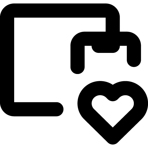 Devices heart icon svg png free download