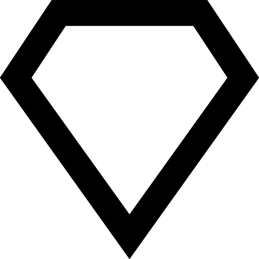 Diamond outline icon svg png free download