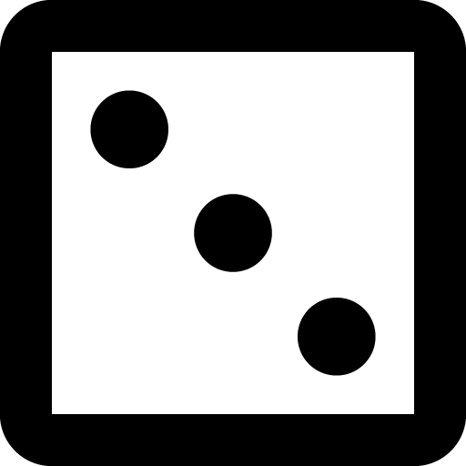 Dice 3 icon svg png free download - 3