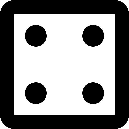 Dice 4 icon svg png free download - 3