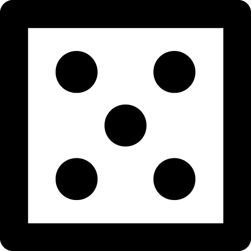 Dice 5 icon svg png free download