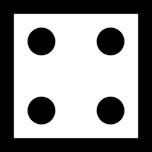 Dice four icon svg png free download