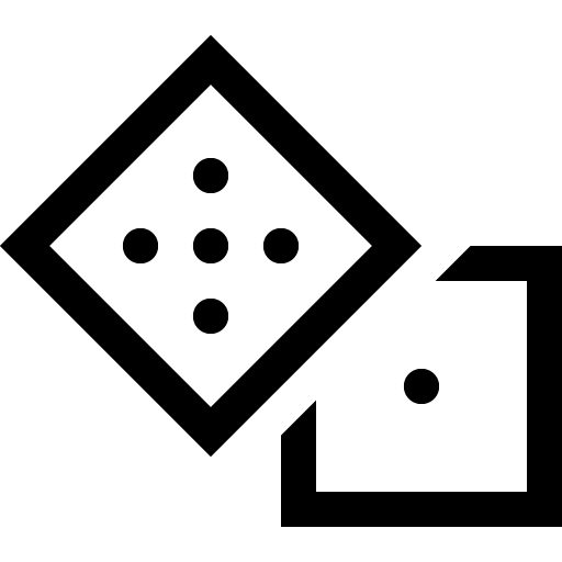 Dice icon svg png free download - 2