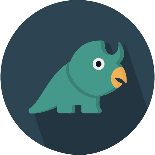 Dinosaur icon svg png free download